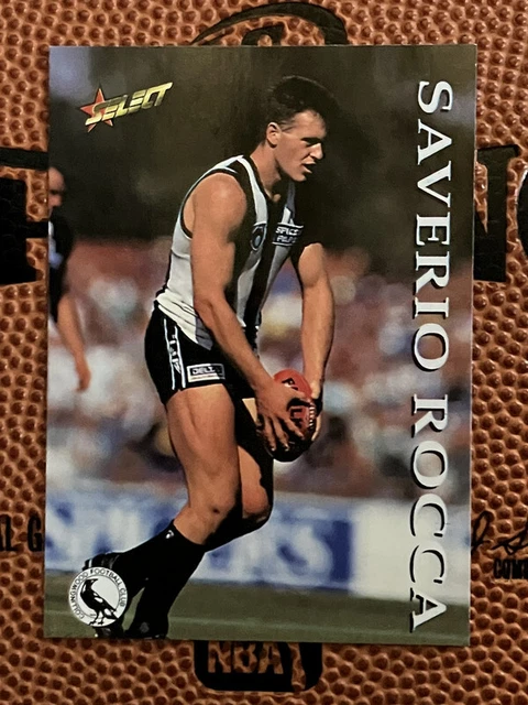 1995 AFL SELECT Saverio Rocca #118 Base Card Collingwood Magpies $2.50 ...