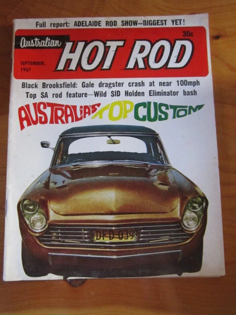 MAGAZINE AUSTRALIAN HOT Rod September 1967 Great *** Must See ** EUR 3 ...