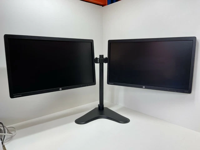 2 X 20& Dell HP-Dual Monitor Cheap Gaming PC LED LCD Screen VGA DVI ...