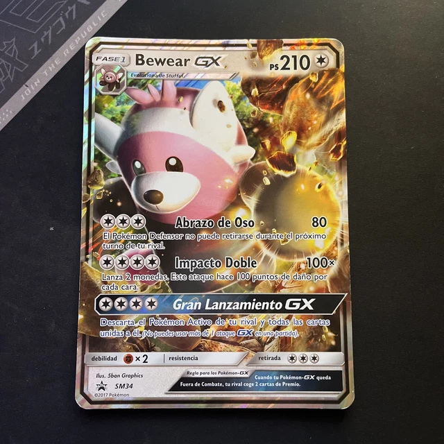 CARTE POKÉMON CHELOURS GX - JUMBO - Promo SM34 - Bewear EUR 1,00 ...