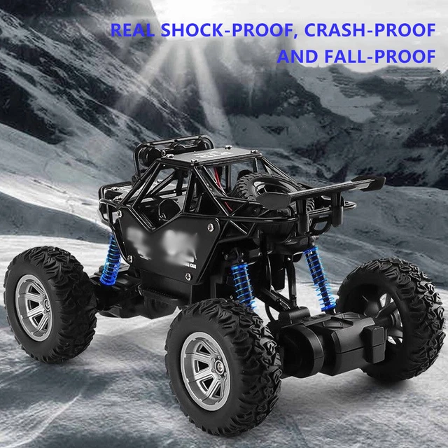 RC 4X4 OFF-ROAD Car: Remote Control Buggy Truck with LED Lights, Great ...