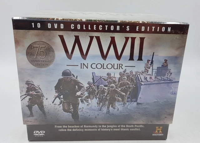 WWII IN COLOUR History Channel 75th Anniversary Edition DVD x 10 Bundle ...