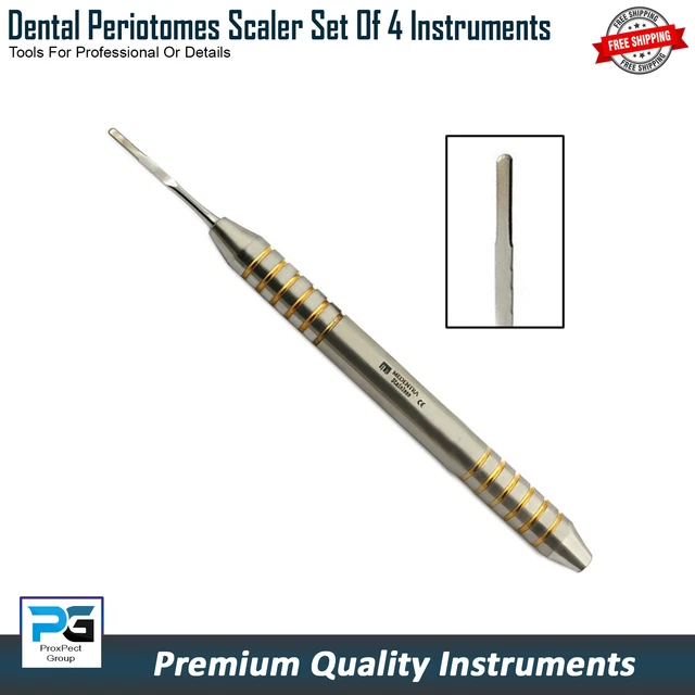 DENTAL PERIOTOME SET Periotomes Ligament-Periodontal Atraumatic Tooth ...