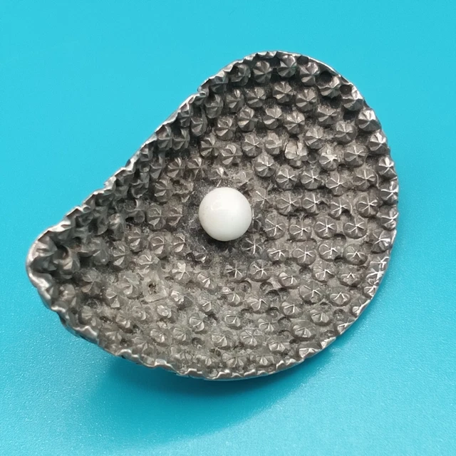 BROCHE ANCIENNE XIXÈME en forme d'huître perlière EUR 39,00 - PicClick FR