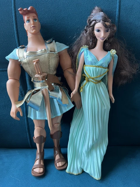 RARE VINTAGE HERCULES & Megara Legends Of Love Dolls Disney Mattel 1995 ...