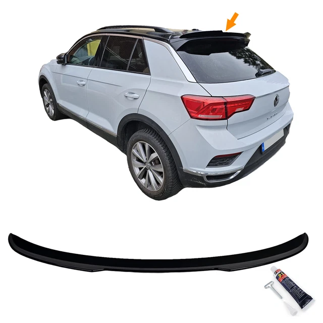 NUOVA INSERZIONESPOILER TETTO spoiler posteriore Nero per VW T-Roc dal ...