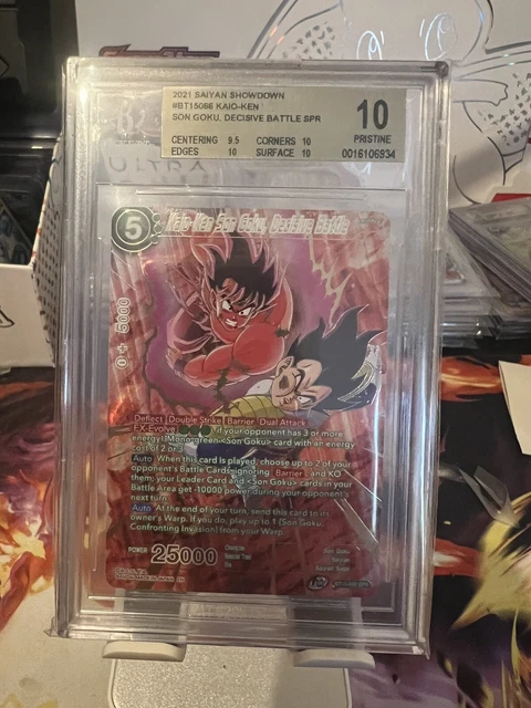 2021 DRAGON BALL Super: Kaio-Ken Son Goku, Decisive Battle BT15-066 SPR - BGS 10 £26.00 ...