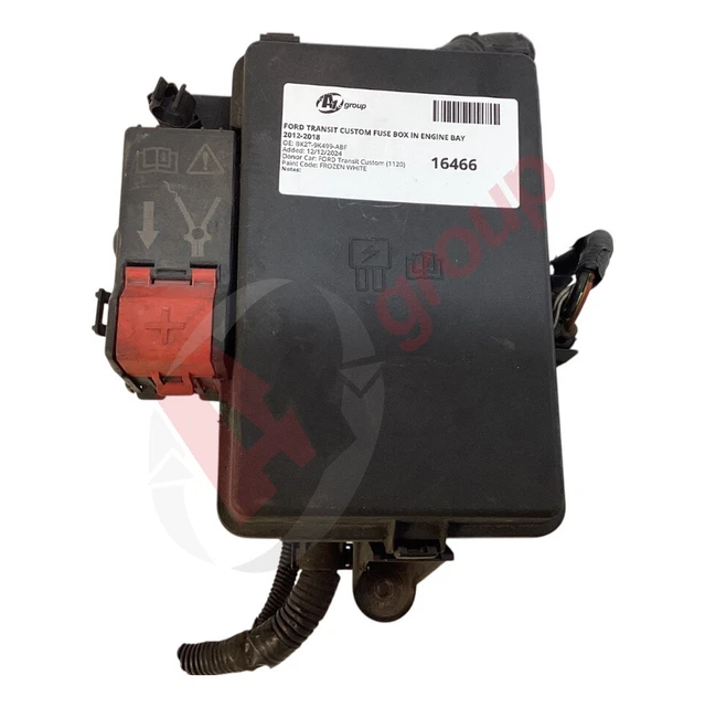 FORD TRANSIT CUSTOM Fuse Box In Engine Bay 2012-2018 Bk2T-9K499-Abf £95 ...