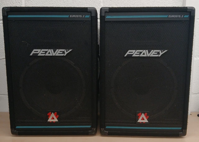ONE PAIR OF Peavey Eurosys 2 PA Speakers £159.99 - PicClick UK