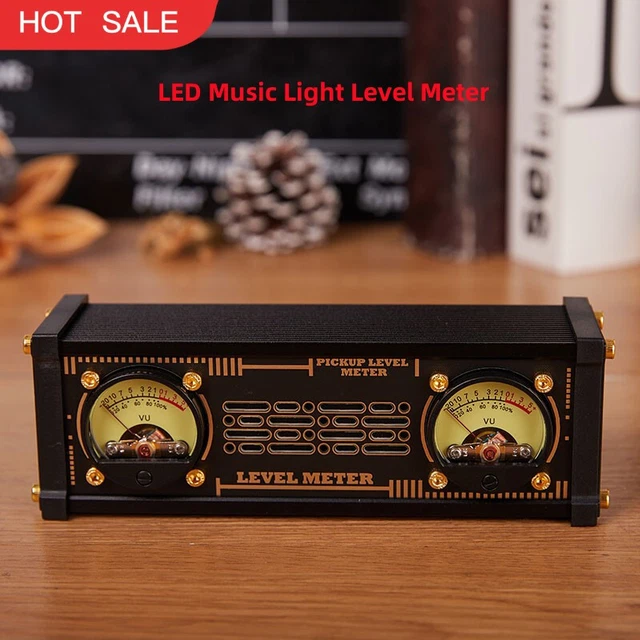 CYBERPUNK VU METER RGB LED Music Atmosphere Light Level Meter with ...