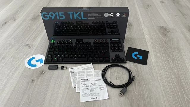 LOGITECH G915 TKL Wireless Keyboard | RGB | Tactile | | UK English ...