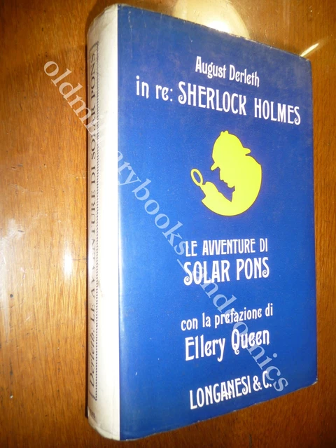 LE AVVENTURE DI Solar Pons August Derleth Prefazione Ellery Queen EUR ...