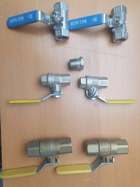 6 X KUGELHAHN Absperrhahn Absperrventil Kugelhähne EUR 15,00 - PicClick DE