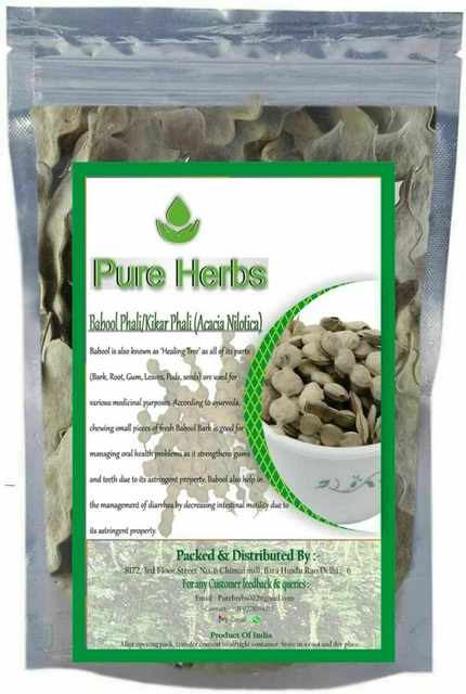 PURE HERBS RICCARDO Phali & Kikar (Acacia Nilotica) Pour Bénéfices la Santé EUR 47,51 - PicClick FR
