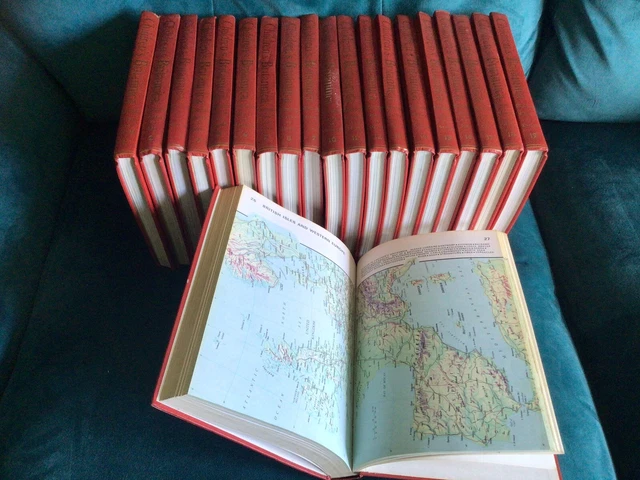 1970 CHILDRENS ENCYCLOPEDIA Britannica, complete set of Volumes 1 - 20 ...