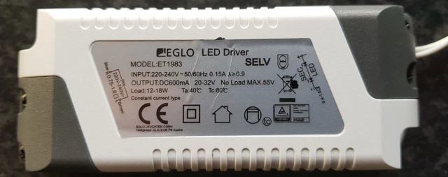 LED DRIVER ET 1983 Eglo Selv EUR 19,90 - PicClick DE