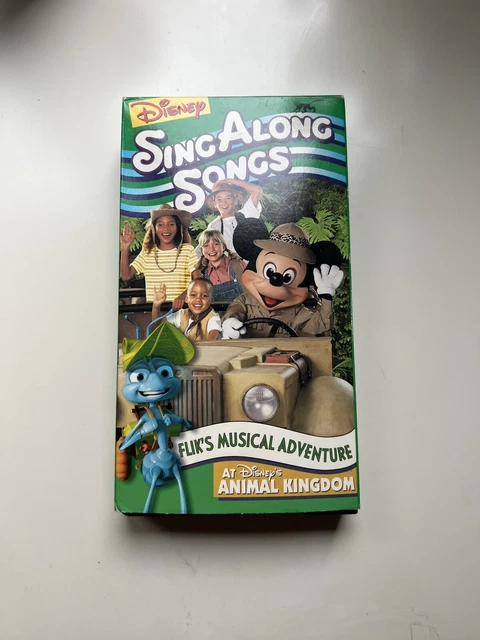 DISNEY'S SING ALONG Songs Flik's Musical Adventure VHS 1999 Animal ...
