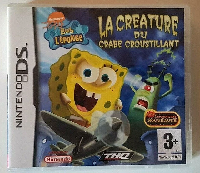 BOB L'ÉPONGE LA Créature Du Crabe Croustillant - Nintendo DS - Complet ...