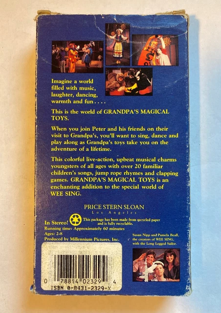 WEE SING GRANDPA'S Magical Toys VHS Weird Kids Retro 80s Bad Movie ...