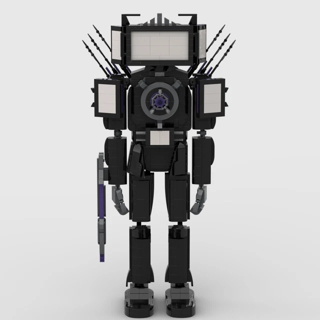 Lego Skibidi Toilet Titan Tv Man Lego Build Moc Instructions £1000