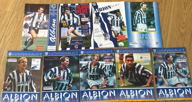 BUNDLE OF 9 West Bromwich Albion football programmes £1.75 - PicClick UK