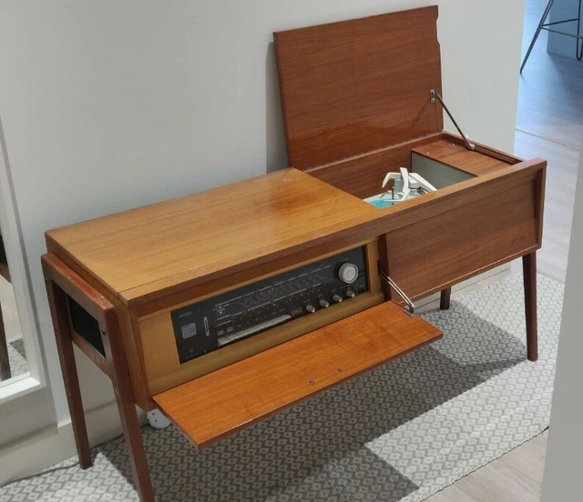 RARE GRUNDIG STEREOGRAM MS10 - vintage valve radiogram FM vinyl record ...