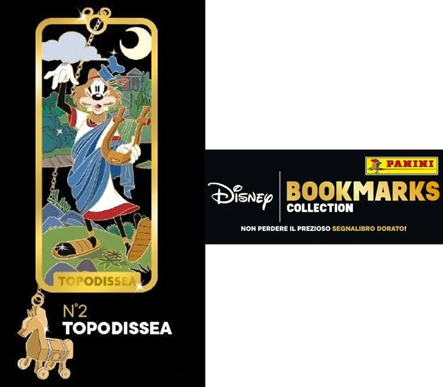 TOPODISSEA 2° GADGET SPECIAL GOLD BOOKMARKS COLLECTION Limited Panini ...