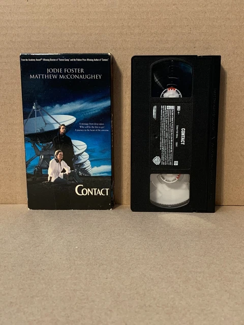 CONTACT VHS 1997 Jodie Foster Matthew McConaughey £3.00 - PicClick UK