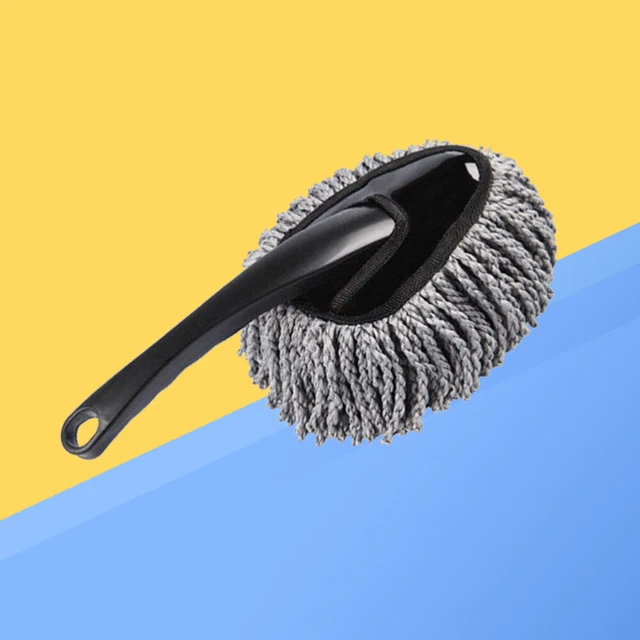 MICROFIBER WHEEL BRUSH Dust Collector Mop Car Wash Window Cleaning ...
