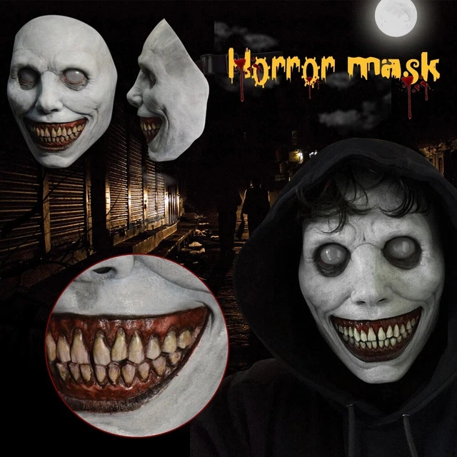 CREEPY HALLOWEEN MASK Smiling Demons Evil Cosplay Props Party EUR 11,83 ...