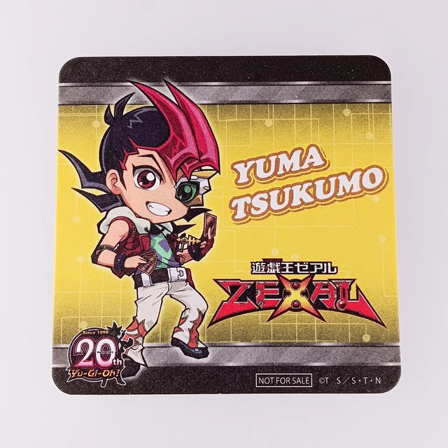 YUMA TSUKUMO YU-GI-OH! 20th Anniversary Coaster Japanese From Japan F/S ...