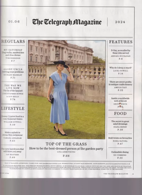 TELEGRAPH MAGAZINE JUNE 1 2024 D-Day 80th Anniversary Tom Kerridge EUR ...