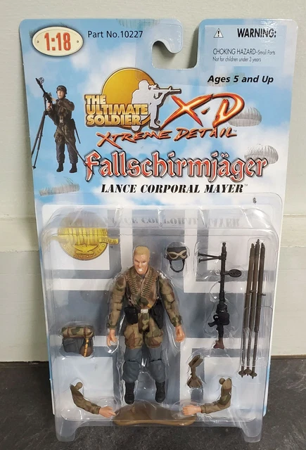THE ULTIMATE SOLDIER X-D WWII Fallschirmjager Lance Corporal Mayer £24. ...