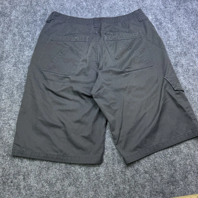 EARLY 2000’S BAGGY loose fit gray anchor blue cargo carpenter shorts ...