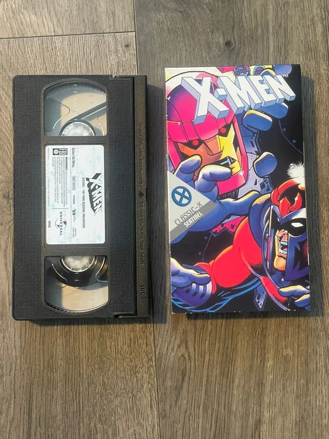 X-MEN: CLASSIC-X SENTINEL Animated VHS Video Marvel Comics Fox Kids ...