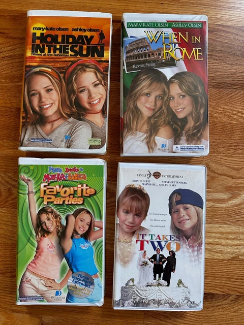 MARY-KATE ASHLEY OLSEN VHS Lot 4 When in Rome FAVORITE PARTIES Takes Two HOLIDAY £11.20 ...
