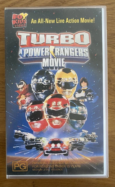 TURBO A POWER Rangers Movie VHS 1999 A Power Rangers Turbo Prequel ...