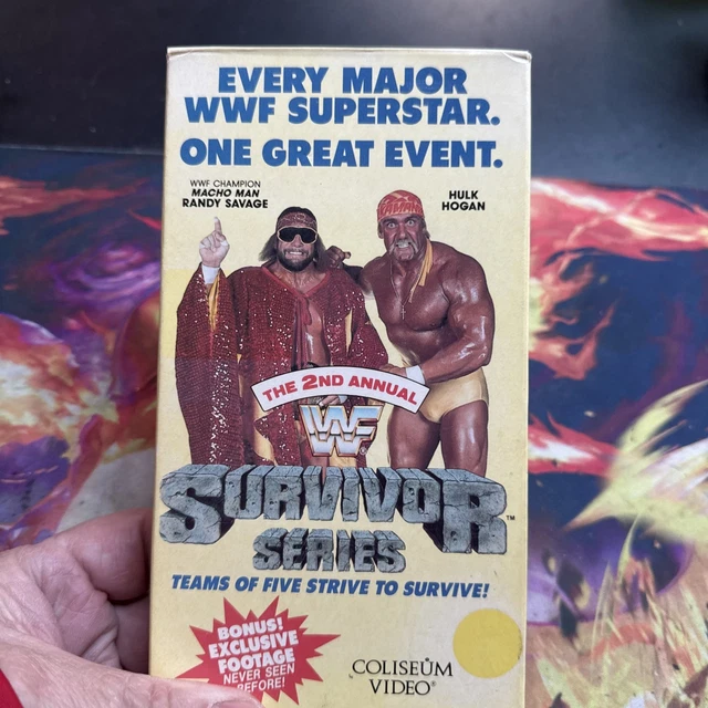 VINTAGE WWF SURVIVOR Series 2nd Annual VHS Tape £48.67 - PicClick UK