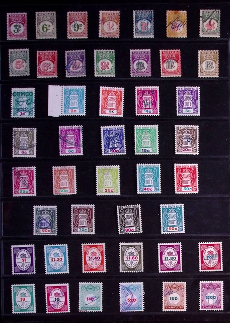 NEW SOUTH WALES: Used Stamp Duty / Tax / Revenue Examples - Album Page ...