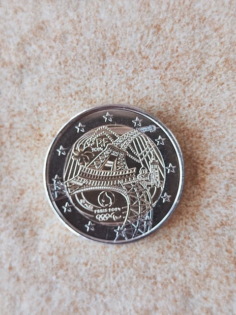 PIÈCE 2 EURO commémorative 2024 France la Flamme Olympique JO jeux olympiques EUR 4,38 - PicClick FR