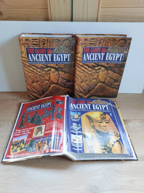 THE GLORY OF Ancient Egypt x60 Magazines And Models In 3x Binders ...