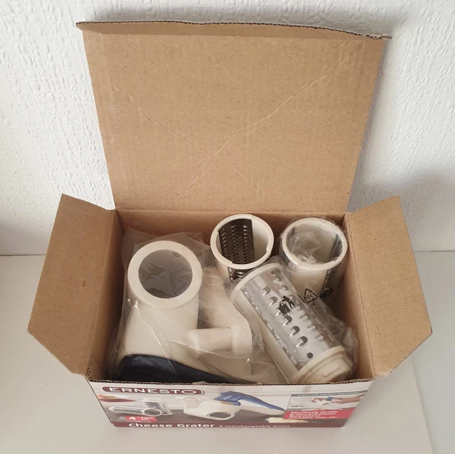 ERNESTO NON-ELECTRIC CHEESE Grater, 4 Piece Set - Never Used £7.98 ...