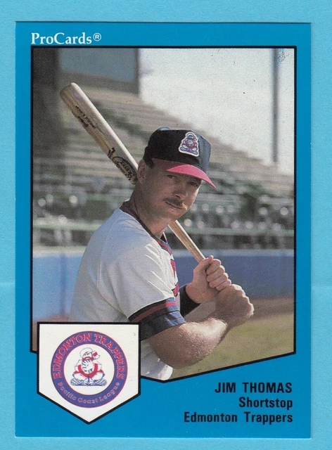 1989 PRO CARDS Minor League - Jim Thomas - Edmonton Trappers - Boîte ...