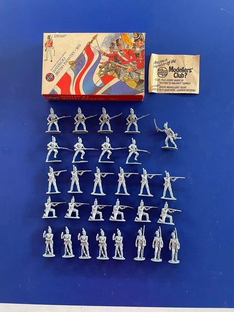 AIRFIX TOY SOLDIERS Boxed set of Waterloo British Infantry 1/32 £29.99 ...