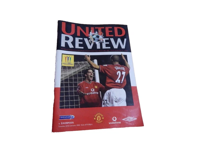 MANCHESTER UNITED OFFICIAL Programmes United Review £5.99 - PicClick UK