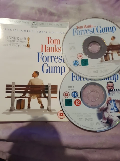 FORREST GUMP DVD 2 Disc Special Edition No Case. £1.50 - PicClick UK