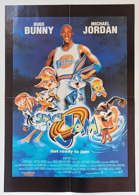 MICHAEL JORDAN SPACE Jam/ Jean-Claude van Damme Part 5 Disney Limit Poster 1997 EUR 49,99 ...