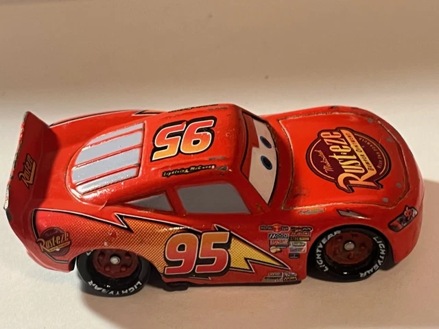 DISNEY PIXAR CARS Rust-eze Lightning McQueen 1:64 $10.00 - PicClick CA