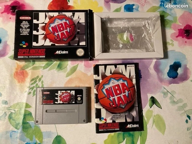 JEU SUPER NINTENDO Snes NBA JAM EUR 77,00 - PicClick FR