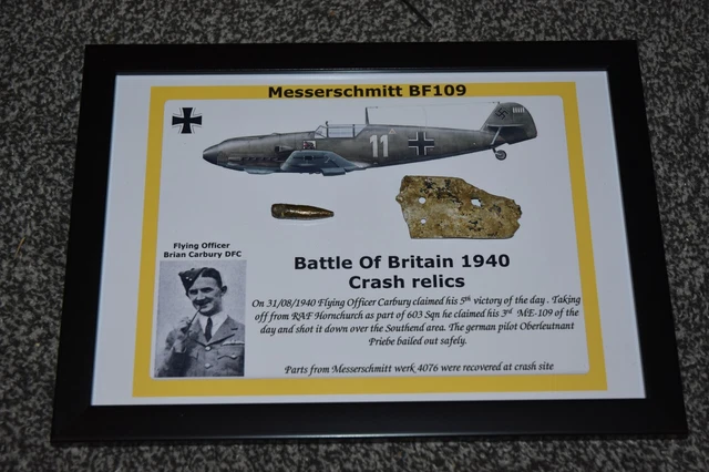 WW2 1940 BATTLE of britain MESSERSCHMITT shot down by RAF spitfire ...